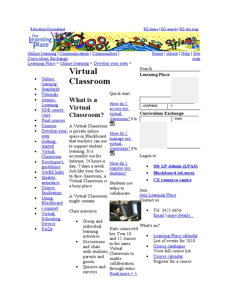 What Is A Virtual Classroom? | PDF | Educational Technology | Distance ...