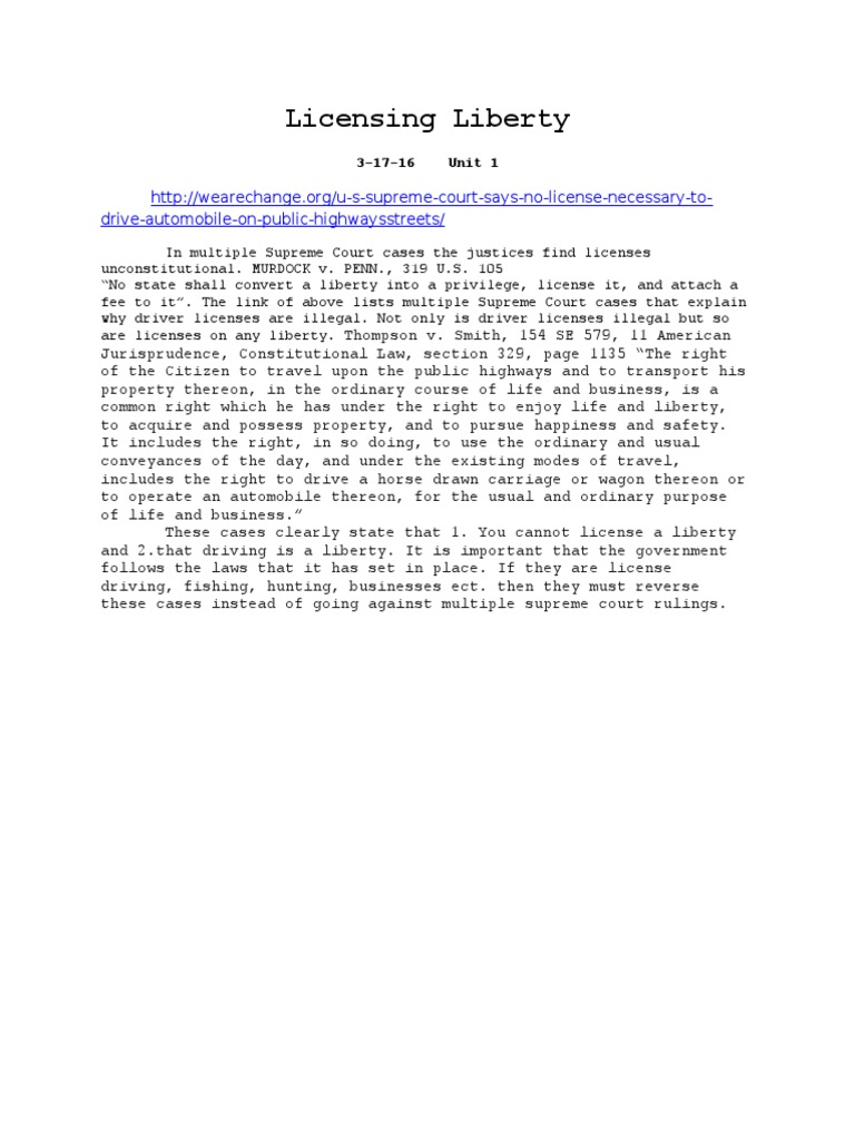 Licensing Liberty | PDF