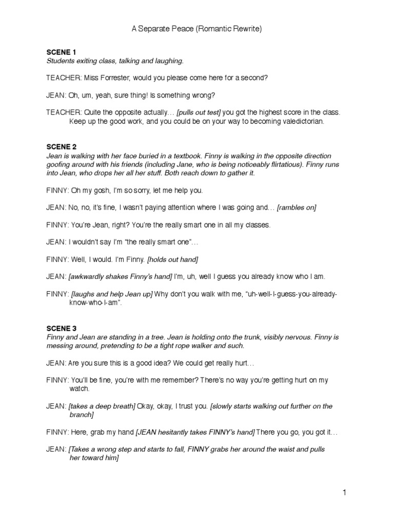 A Separate Peace | PDF