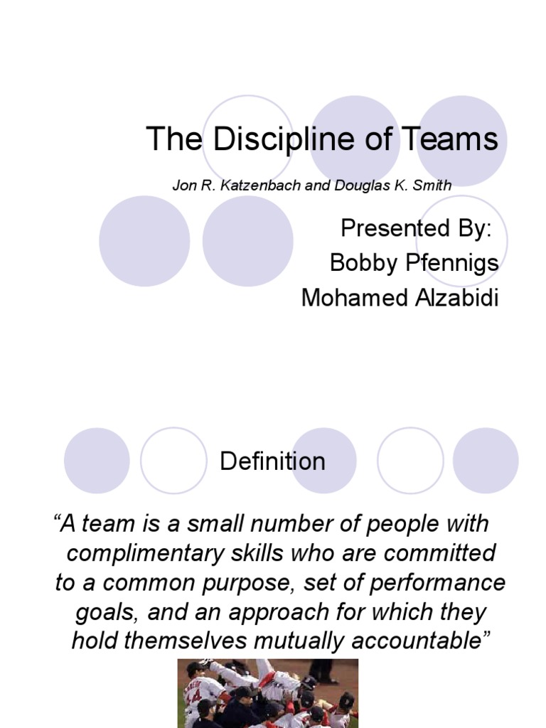 The Discipline of Teams | PDF