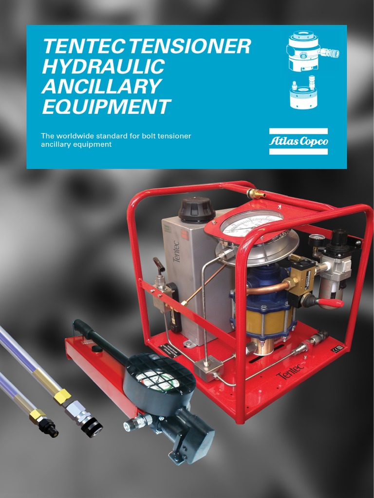 TENTEC Hydraulic Ancillary Data Sheet R7 A4 | PDF | Pump | Screw