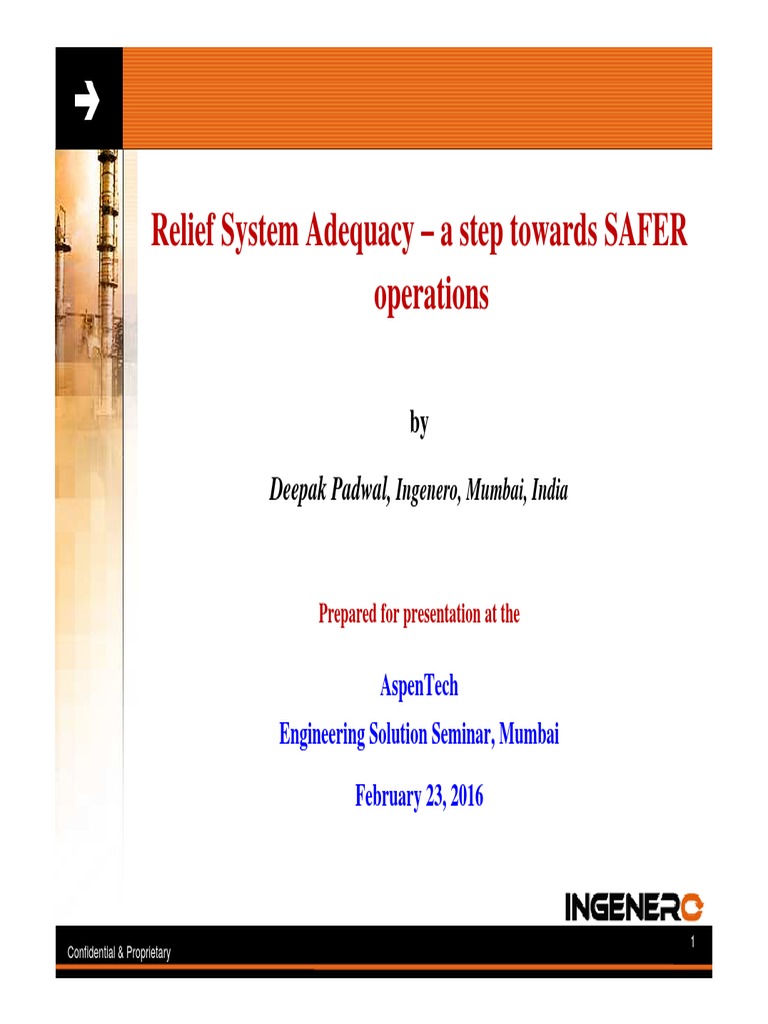 Pressure Relief System Revalidation Insights | PDF | Simulation | Hvac