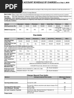 Standard Chartered Bank Charges Overview | PDF | Cheque | Debit Card