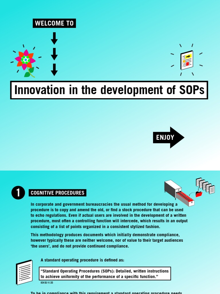 Innovation in The Development of SOPs | PDF | Business