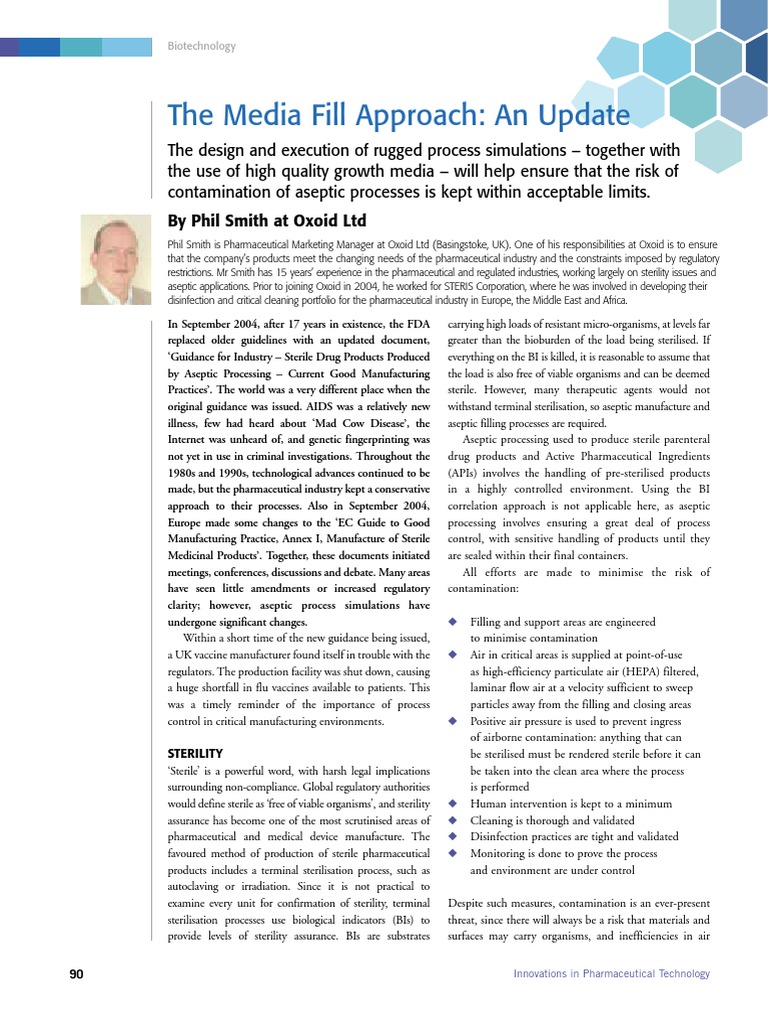 The Media Fill Approach An Update | Sterilization (Microbiology ...