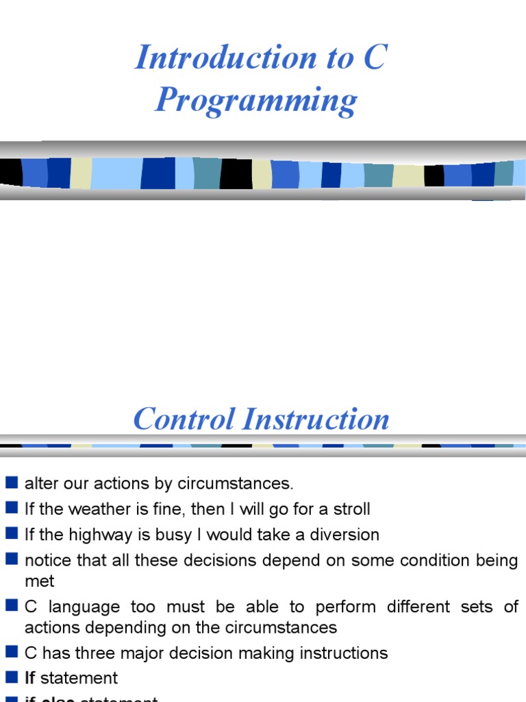 FCP 2 If Else | PDF | Control Flow | Summation