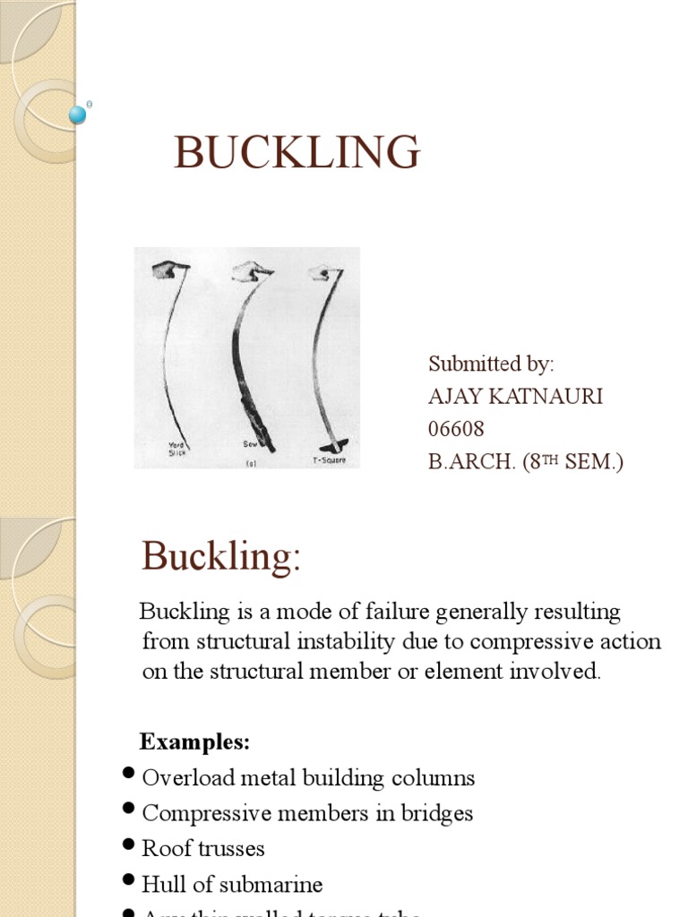 Buckling | PDF | Buckling | Bending