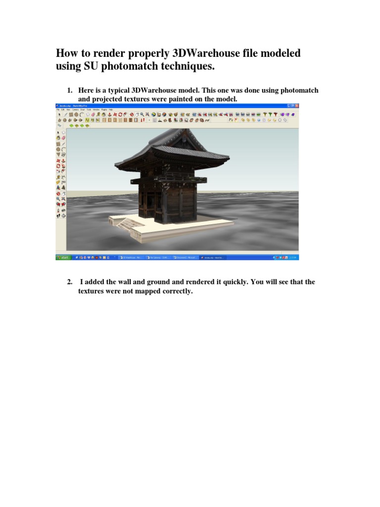 How To Render SU Podium | PDF | Art