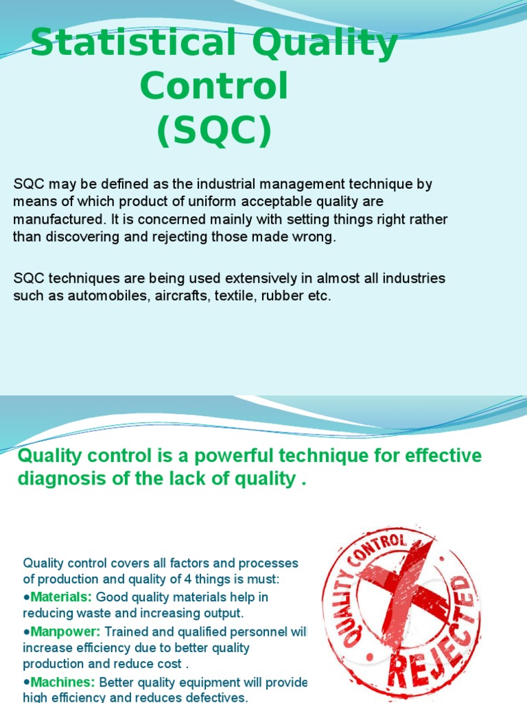 SQC | Causality | Quality (Business)