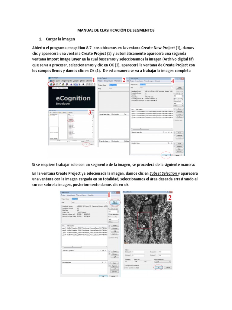 Manual de Clasificación en eCognition | PDF | Point and Click | Informática