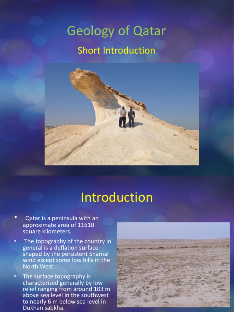 Geology of Qatar 2015 | PDF | Aquifer | Sedimentology