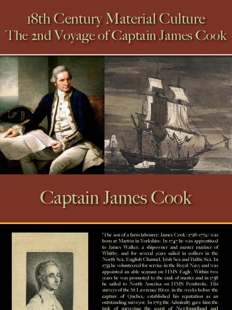 Naval - British Navy - Captain James Cook 2nd Voyage | James Cook ...
