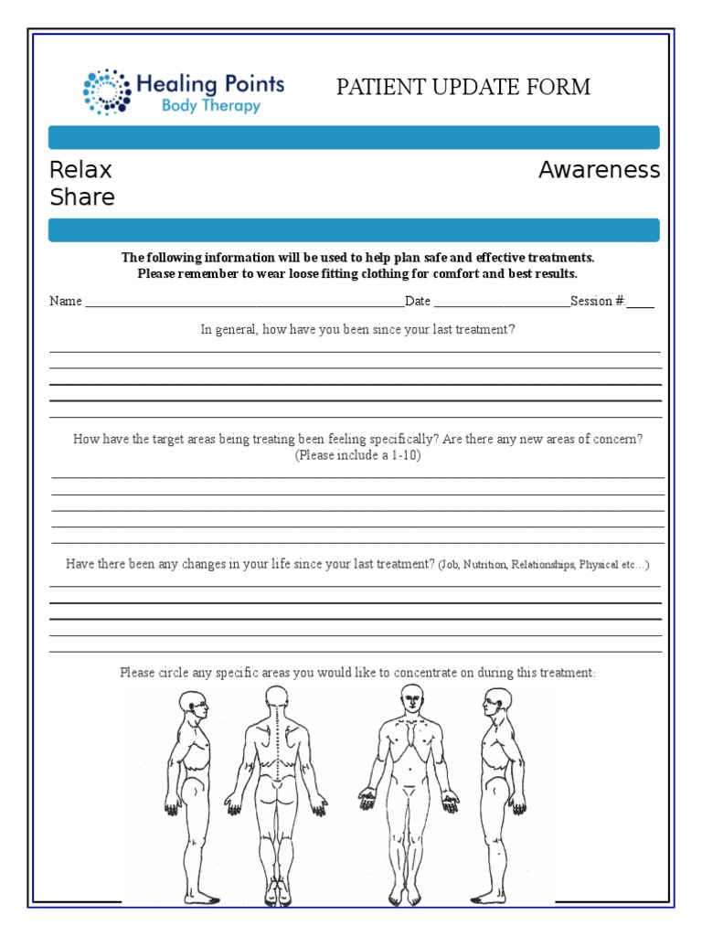Patient Update Form | PDF | Career & Growth