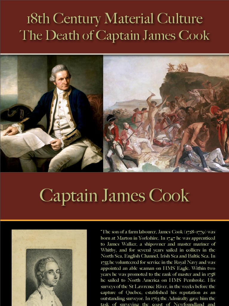 Naval - British Navy - Captain James Cook - The Death of | James Cook ...