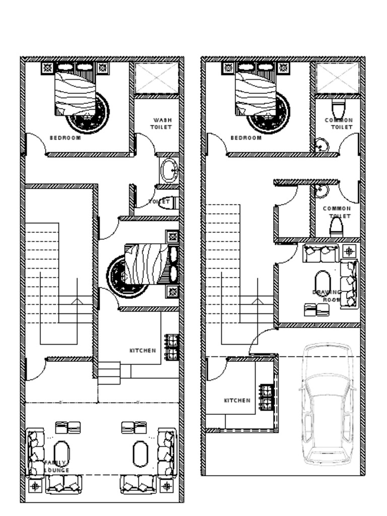 Home Layout with Multiple Toilets | PDF