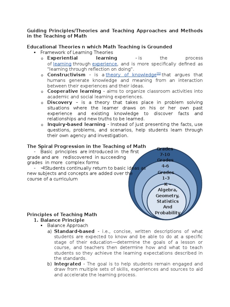 Principles of Teaching | PDF | Constructivism (Philosophy Of Education ...
