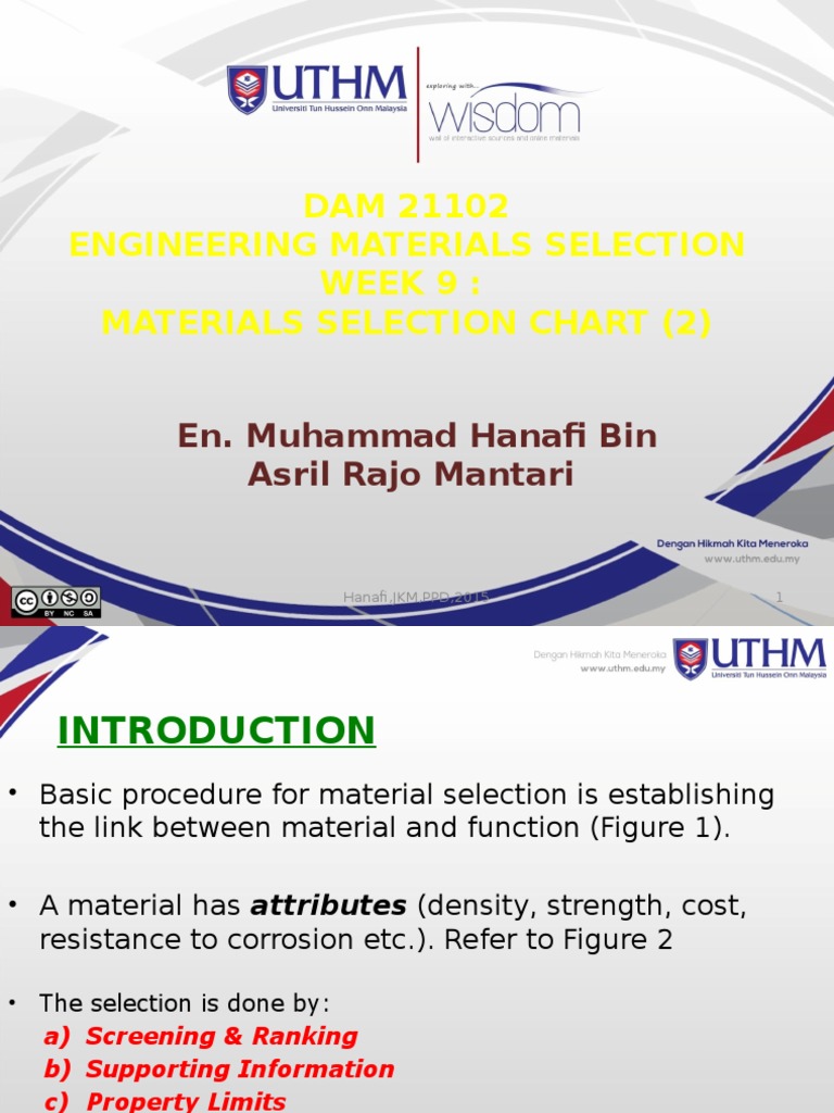 Week 6 Material Selection Chart2 | PDF | Buckling | Beam (Structure)