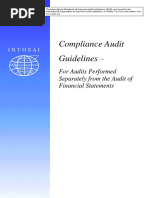 ISSAI 4000 Compliance Audit Standard | PDF | Audit | Internal Control