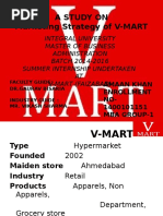 A Project Report On D-Mart Submitted | PDF | Retail | Warehouse
