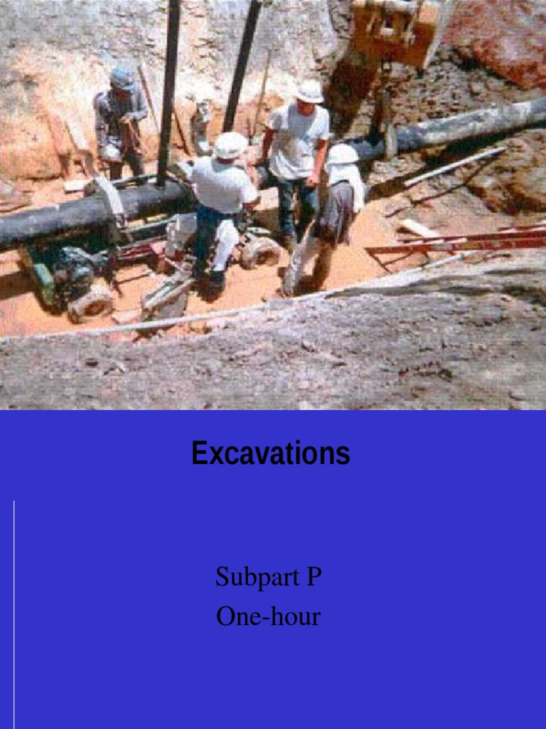 Excavation Safety | PDF | Safety | Atmosphere Of Earth