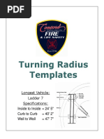 Turning Template AASHTO RTA | PDF
