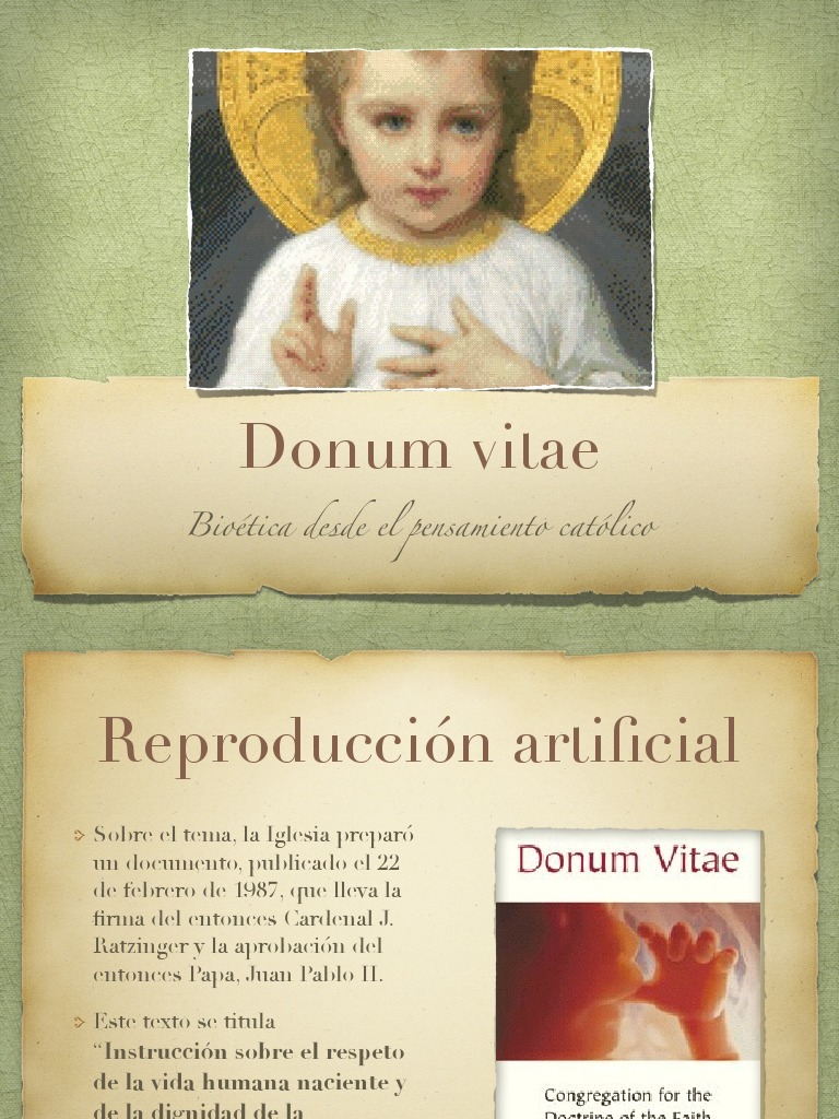 Donum Vitae: Bioética y Vida Humana | PDF | Hibridación in situ ...
