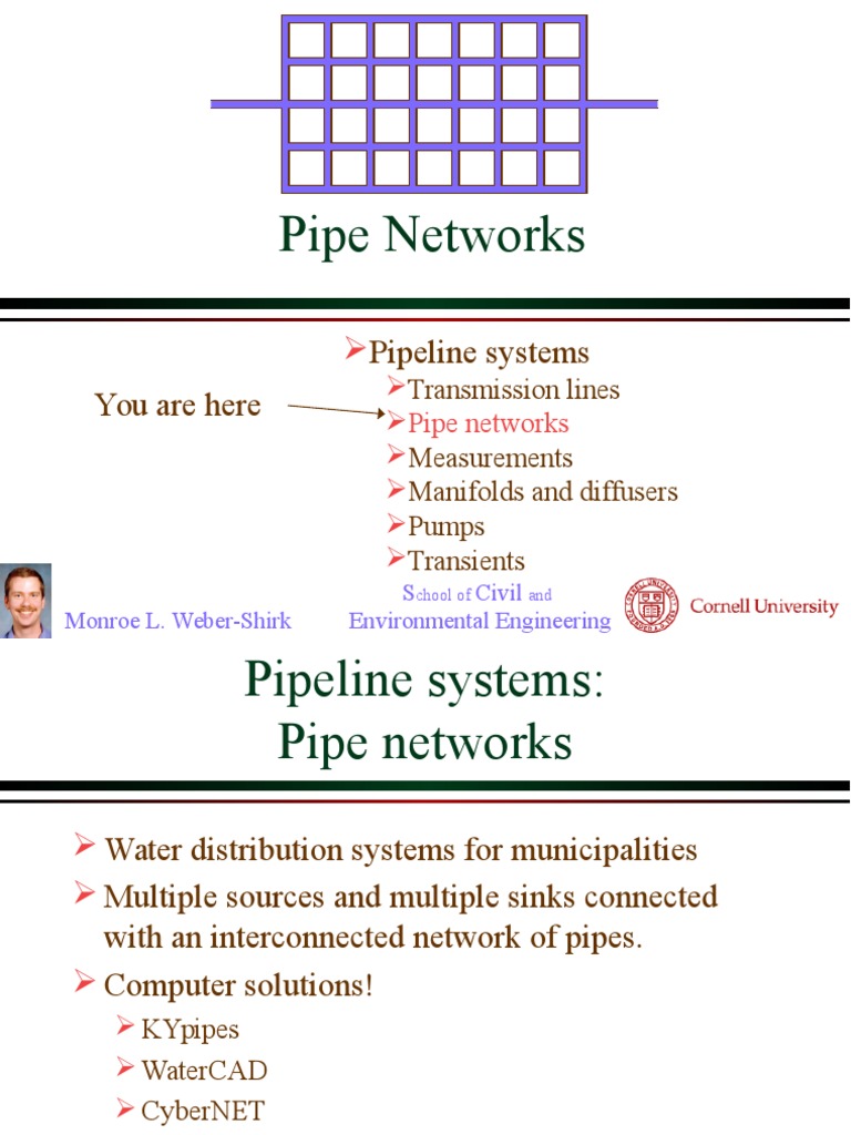 Pipe Networks: Pipeline Systems You Are Here | PDF | Valve | Liquids