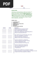 YSQ S3 Scoring Sheet Finala | PDF | Applied Psychology | Psychotherapy