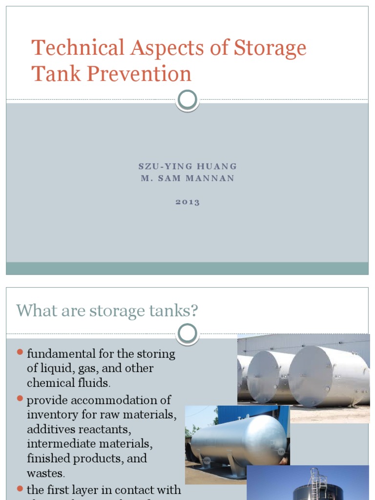 Storage Tank Safety and Prevention Guide | PDF | Hazardous Waste ...