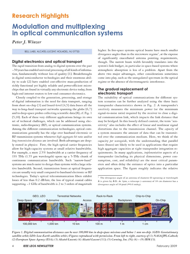 An Overview Of Optical Communication Systems Modulation Techniques
