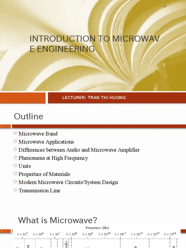 Introduction to Microwave Engineering | PDF | Microwave | Transmission Line