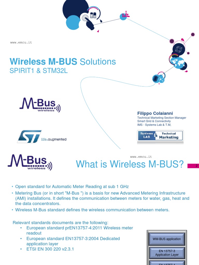 Wireless M-BUS Solutions and More | PDF | Network Packet | Wireless
