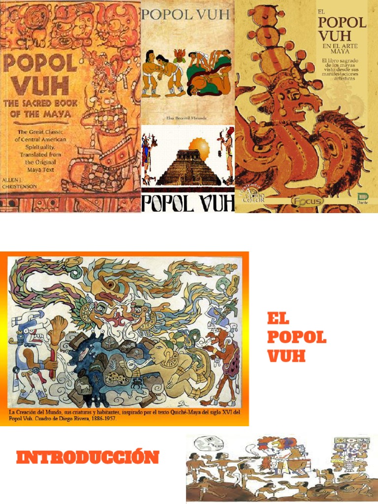 Popol Vuh y La Biblia - Relatos de Creaciónn | PDF | Religión y ...