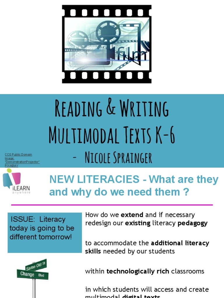 Multimodal Literacy - Reading & Viewing Multimodal Digital Texts in ...