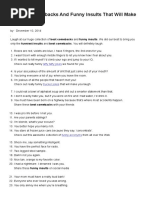 165 Good Roasts That Burn So Bad - Best Life | PDF