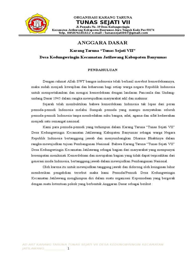 Contoh Ad Art Organisasi Musik Riset