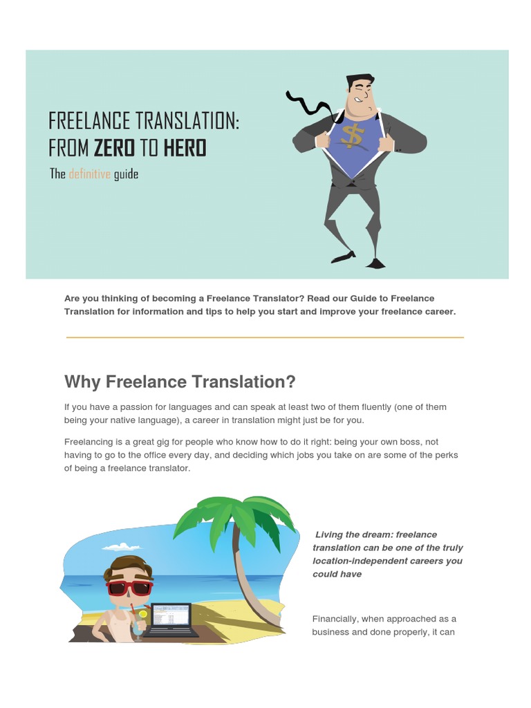 The Complete Guide To Freelance Translation | PDF | Sole Proprietorship ...