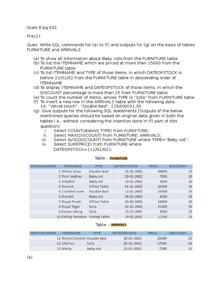 SQL Questions | PDF | Sql | Information Technology Management