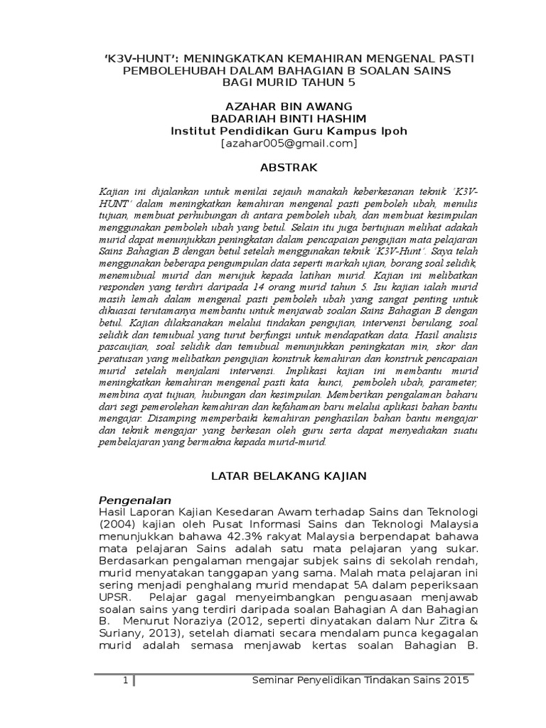 Contoh Prosiding | PDF