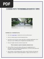 Windshield Survey Template | PDF | Community | Health Care
