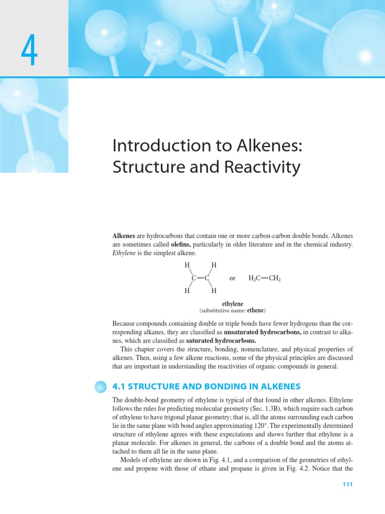 Introduction To Alkanes | PDF | Alkene | Molecular Orbital
