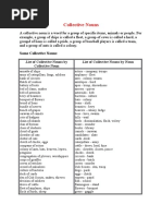 Collective Nouns | PDF | Grammatical Number | Noun