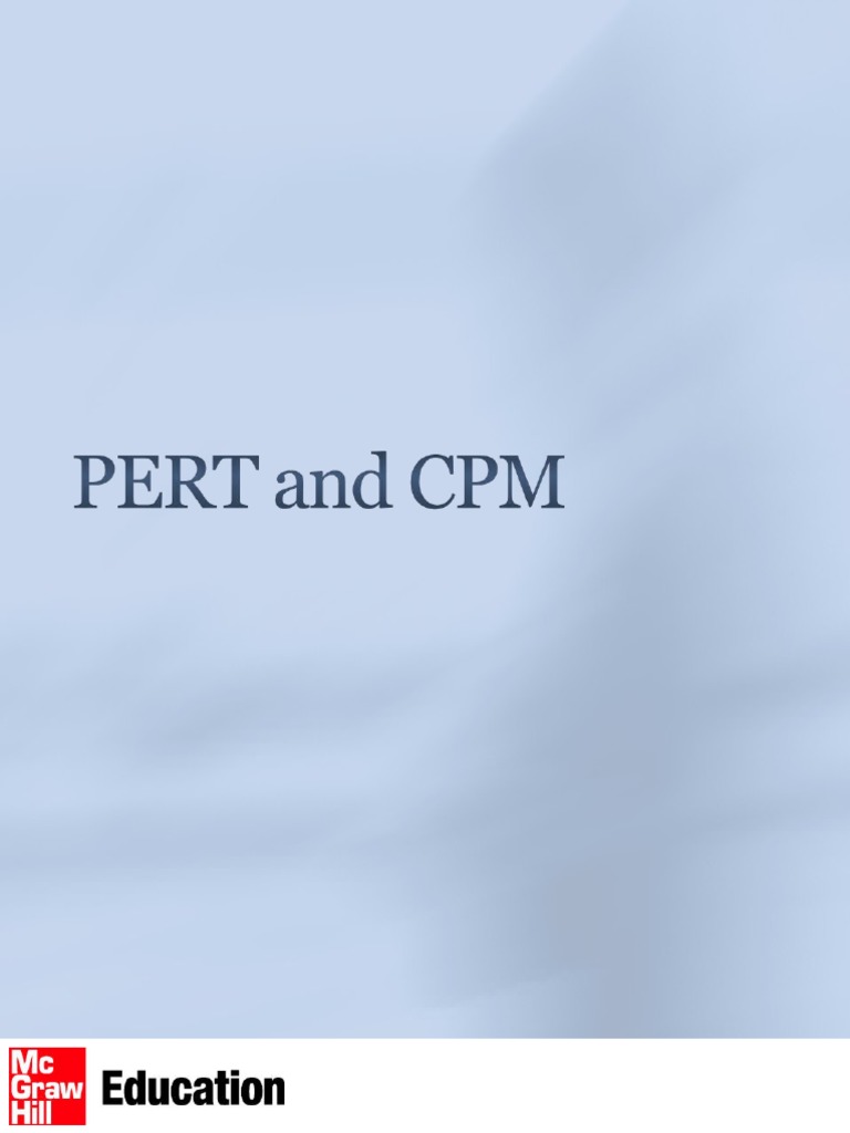 CPM & Pert | PDF | Variance | Analysis CPM & Pert | PDF | Variance | Analysis