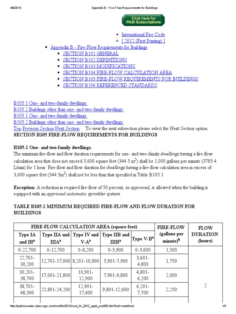 Fire Flow Requirements For Buildings Using ISO Method | PDF | Fire ...