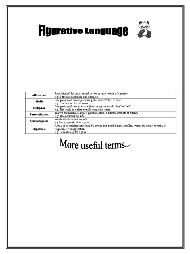 Poetry Handout | PDF | Poetry