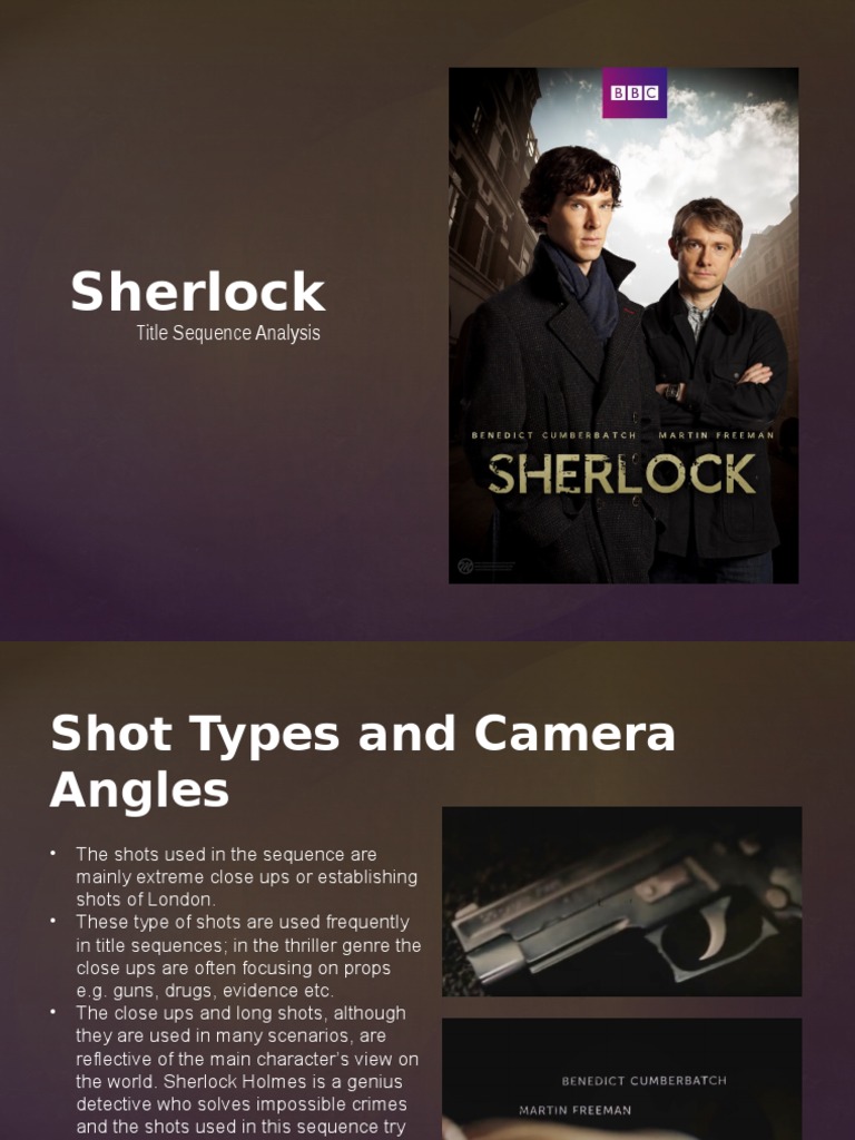 Sherlock Title Sequence Analysis | PDF | Sherlock Holmes | Typography