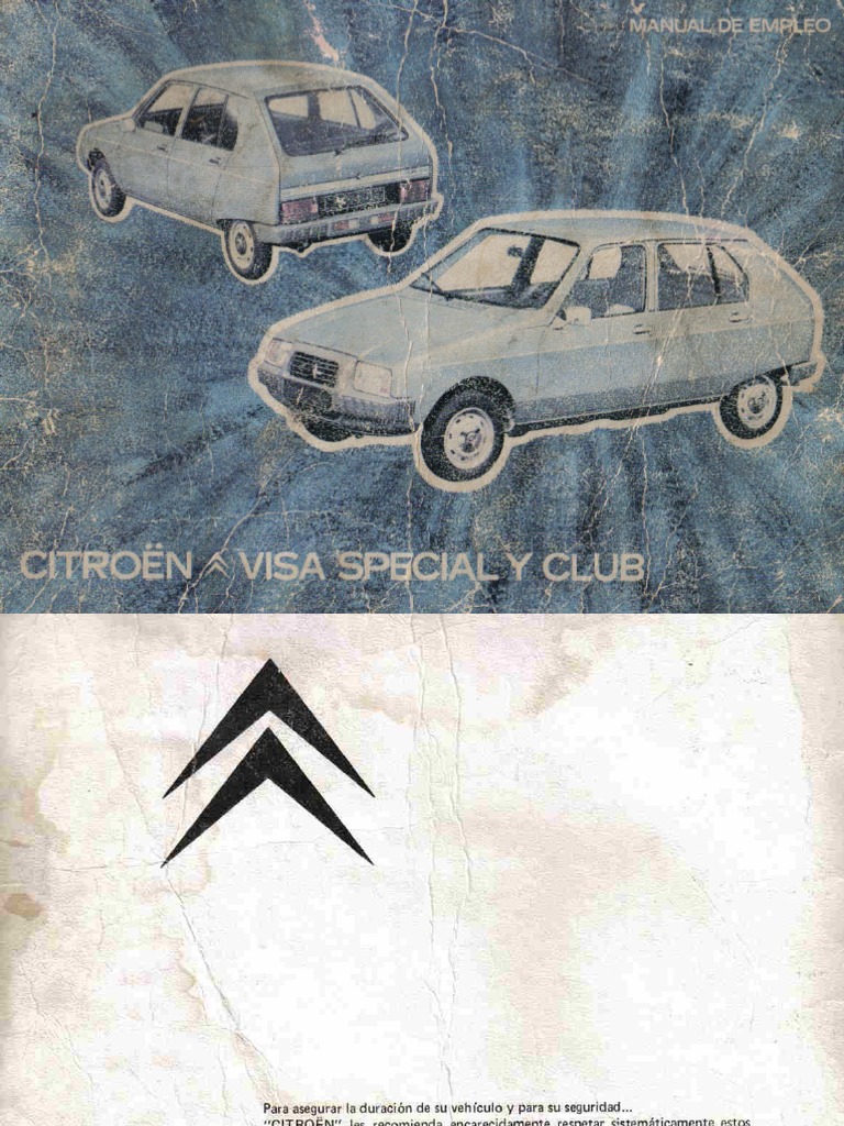 Manual Citroen Visa | PDF