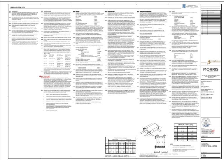 General Notes | PDF | Structural Steel | Masonry