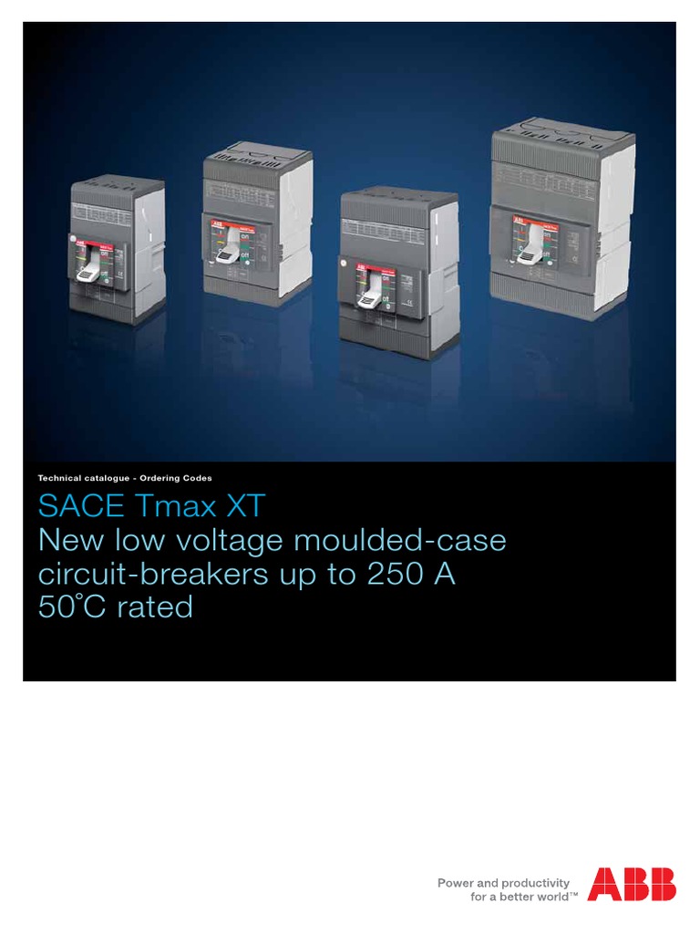 SACE Tmax XT 50 - 1SDC210064D0201 | PDF | Electrical Equipment ...
