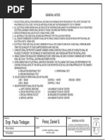 General Electrical Notes | PDF | Electrical Wiring | Building Engineering
